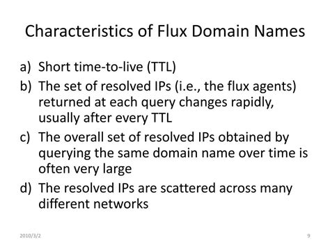 Ppt Detecting Malicious Flux Service Networks Through Passive Analysis Of Recursive Dns Traces