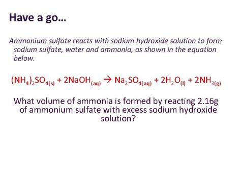 Balanced Chemical Equation For Sodium Sulfate And Water Tessshebaylo