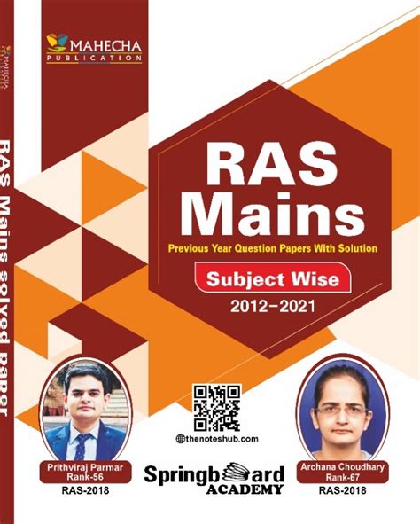 RPSC RAS PRE PREVIOUS PAPER TOPICWISE