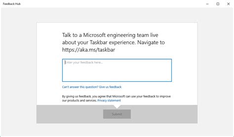 Microsoft Asks Users To Call Windows 10 Devs About Taskbar Experience