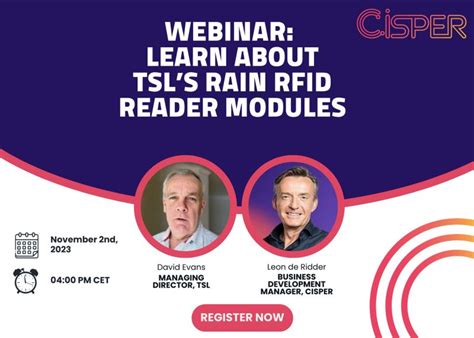 Cisper Electronics B V On Linkedin Rainrfid Impinj Tsl Webinar