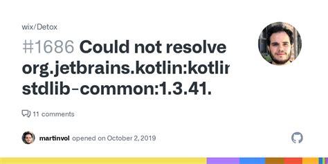 Could Not Resolve Org Jetbrains Kotlin Kotlin Stdlib Common Issue Wix Detox