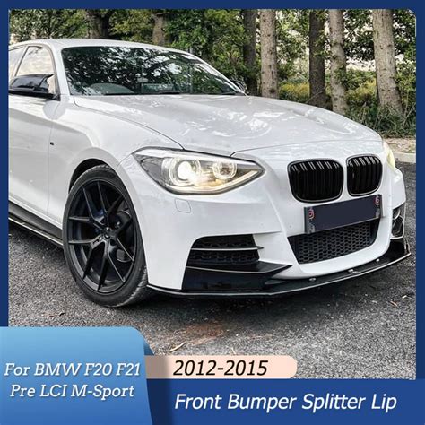 자동차 앞 범퍼 스플리터 립 디퓨저 스포일러 바디 가드 키트 Bmw 1 시리즈 F20 F21 M135i Pre Lci M