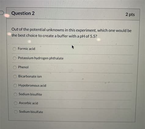 Solved Question 2 2 Pts Out Of The Potential Unknowns In