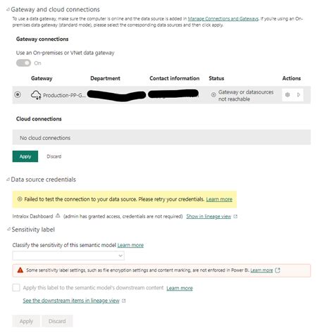 Solved Gateway Error On Replaced Semantic Model Data Sou