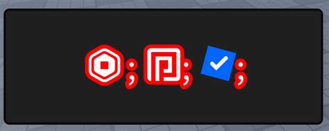 Premium Verified And Robux Unicode Characters Community Resources