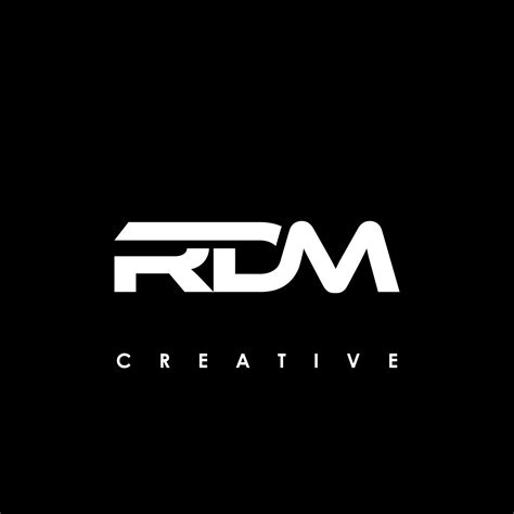 Rdm Letter Initial Logo Design Template Vector Illustration 36157751 Vector Art At Vecteezy