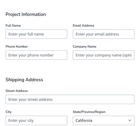 Html Order Forms Formspree