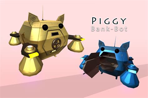 Piggy Bank Bot 3d Robots Unity Asset Store
