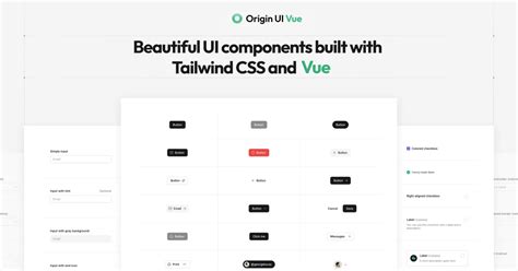 Origin UI Beautiful UI Components Built With Tailwind CSS And Vue
