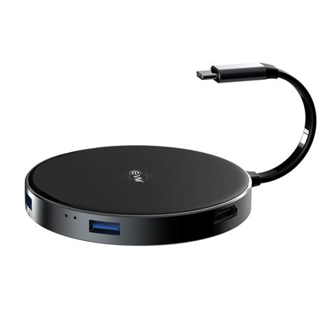Buy Evm Usb C Hub With 5w Wireless Charging Computech Store