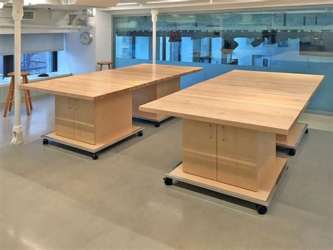 Art Studio Tables For Art School Mezzanine