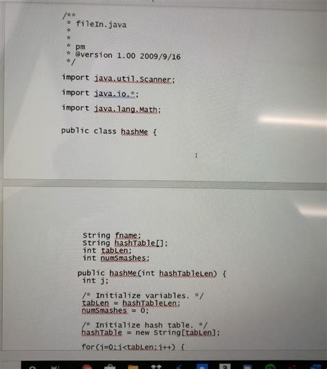 Cmps 390 Data Structures Program 6 Hash Table