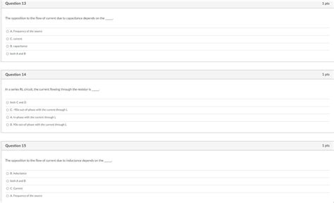 Solved The Opposition To The Flow Of Current Due To