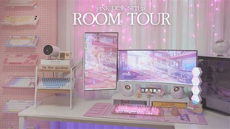 Room Tour 키보드 덕후의 방 소개 장비 소개ㅣ핑크 게이밍 데스크 셋업 데스크테리어ㅣ키보드만 20개 이상 가지고 있는 여자 Youtube