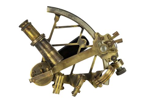 Lot 316 A Lacquered Brass Sextant