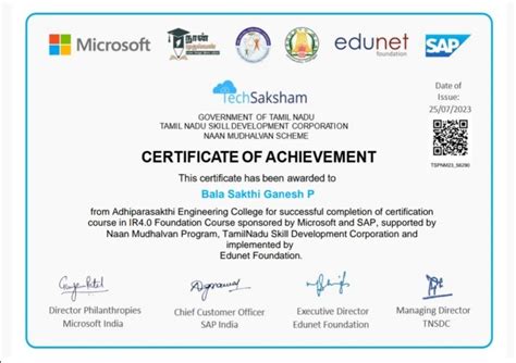 Bala Sakthi Ganesh P On Linkedin Naanmudhalvan