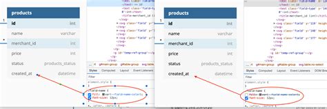 Text Colour Suggestion Make Field Names More Readable Feature Suggestions Dbdiagram Community