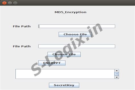 Md5 Based Encrypt And Decrypt Of A Text File Using Java S Logix