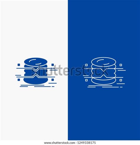 database data architecture infographics monitoring line stock vector