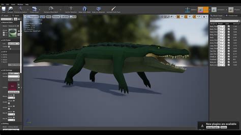 Realistic Crocodile Unreal Engine Asset