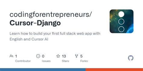 Github Codingforentrepreneurscursor Django Learn How To Build Your First Full Stack Web App