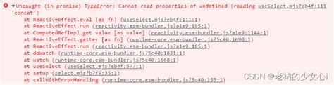 【报错】uncaught In Promise Typeerror Cannot Read Properties Of Undefined Reading ‘concat