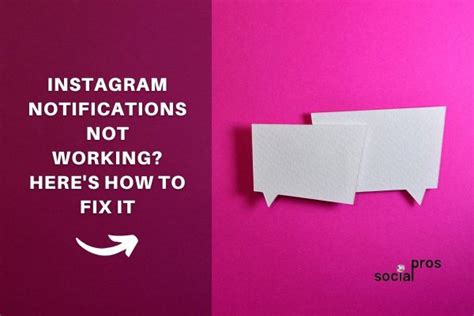 Instagram Notifications Not Working Here S How To Fix It Social Pros