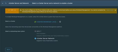 Implementing Tanzu In Vsphere 7u1 Part 2 Enabling Workload Management
