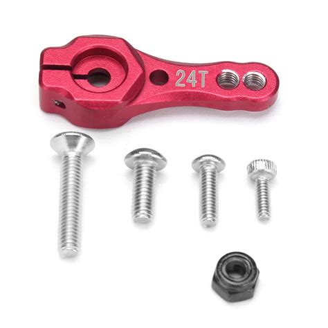 1PC GPM Aluminum Alloy 24T Steering Servo Horn Arm For 1 10 AXIAL SCX10 II 90046 Rc Car Parts