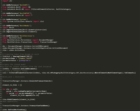 Hide Linked Elements In Active View Developers Dynamo