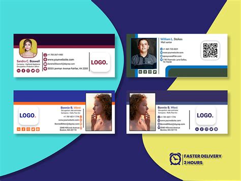 Clickable Html Email Signature Gmail Signature Html Signature Upwork