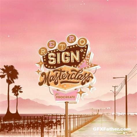 Aurelie Maron Retro Sign Masterclass For Procreate Gfxfather