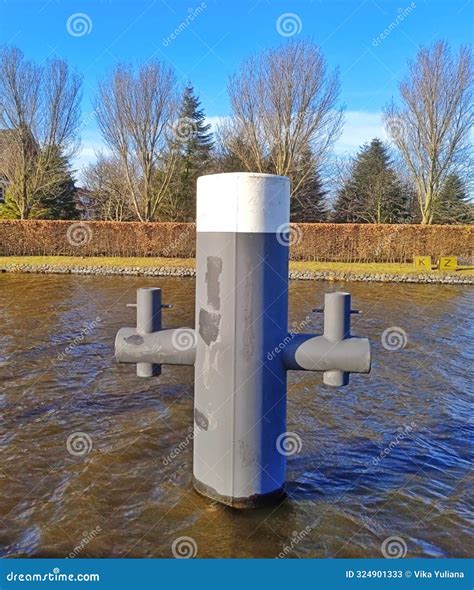 Column Formwork And Pile Encapsulation With Form Amk Tube Stock Image
