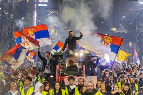 Warnings Of Arrests As Serbian Protesters Descend On Belgrade Reuters