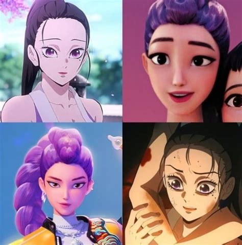 Demon Slayer X K Pop Demon Hunters Demon Slayer Character As A Kpop