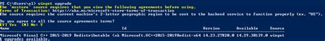 Cant Upgrade Or Install Packages · Issue 2696 · Microsoftwinget Cli