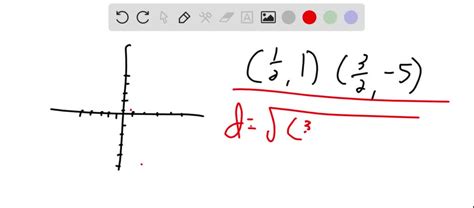 A Plot The Points B Find The Distance Between The Points And C Find The Midpoint Of The