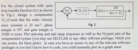 Solved DB Or More Plot Unit Step And Unit Ramp Responses Chegg Com