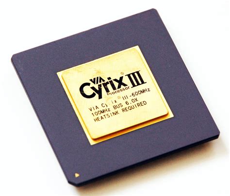 Via Cyrix Iii Cpu Museum Museum Of Microprocessors And Die Photography