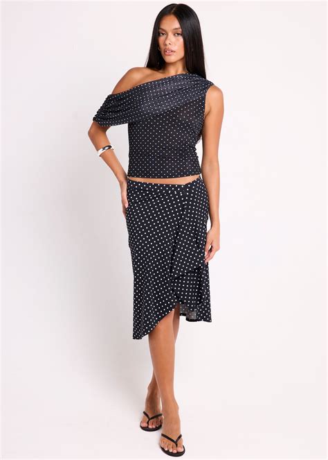 Mila Asymmetric Midi Skirt General Pants Co