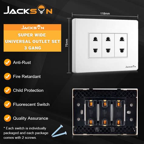 COD Light Switch Home Light Switch Wall 1 2 3 Gang Outlet Wall Switches Socket Lazada PH