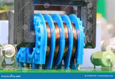 miniature voltage transformer with copper winding of an electronic