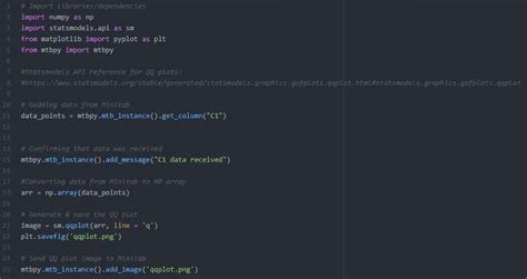 รัน Python Script อย่างรวดเร็วด้วยปุ่มใน Minitab Scm Blog Minitab