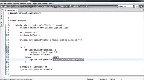 Java Tutorial 11 Validating User Input Youtube