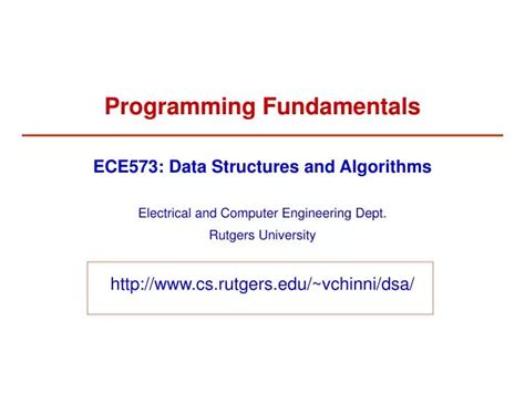 PPT Programming Fundamentals PowerPoint Presentation Free Download ID 5909