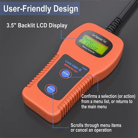 [2307] Memo Scanner OBD2 Xtool U480 CAN-Bus OBD2 Scanner Car ...