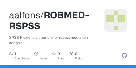 Github Aalfonsrobmed Rspss Spss R Extension Bundle For Robust
