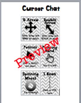 Computer Lab Cursor Chat By Chelley S Class TPT
