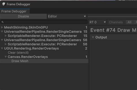 Specifying Renderer In Camera Doesnt Work Unity Engine Unity